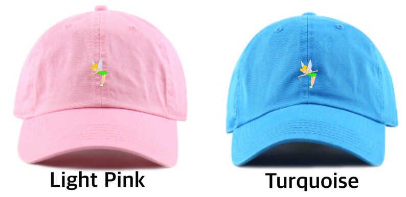 Tinkerbell Embroidered Disney Baseball Dad Hat Peter Pan - Etsy