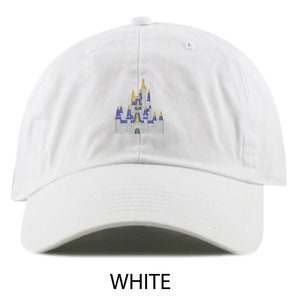 Disney World Cinderella Castle Baseball Dad Hat Custom Monogramming ...