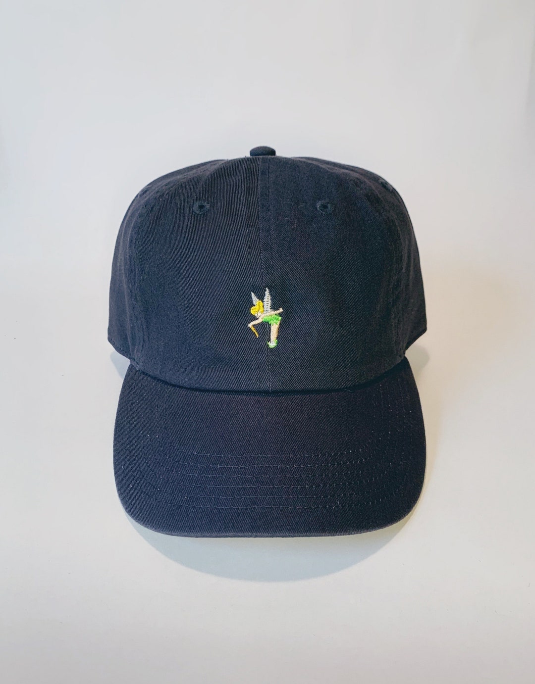 Tinkerbell Embroidered Disney Baseball Dad Hat-- Peter Pan Custom ...
