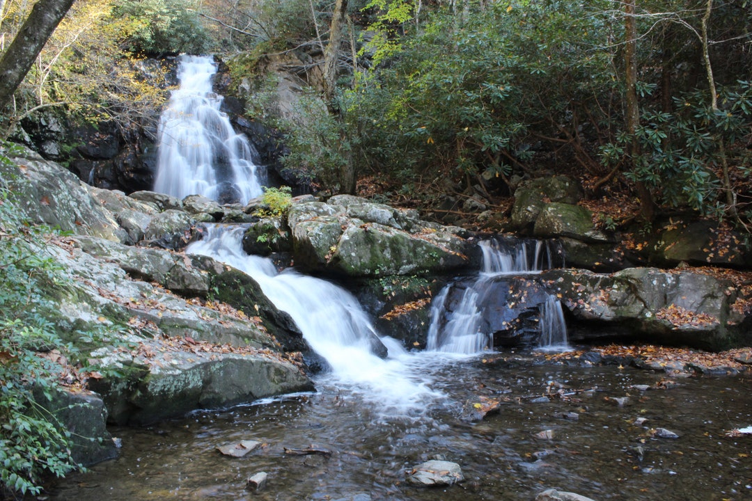 Smoky Mountain November Waterfall, Photography Print, Sizes 5x7, 8x10 ...