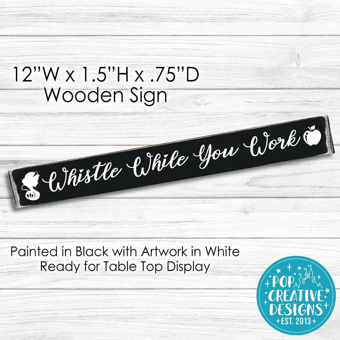 Whistle While You Work Wooden Sign - Etsy