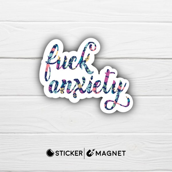 Anxiety Sticker - Etsy