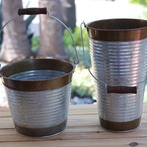 Galvanized Container - Etsy