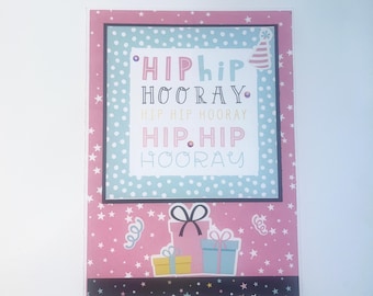 Hip Hip Hooray Birthday Card - Etsy