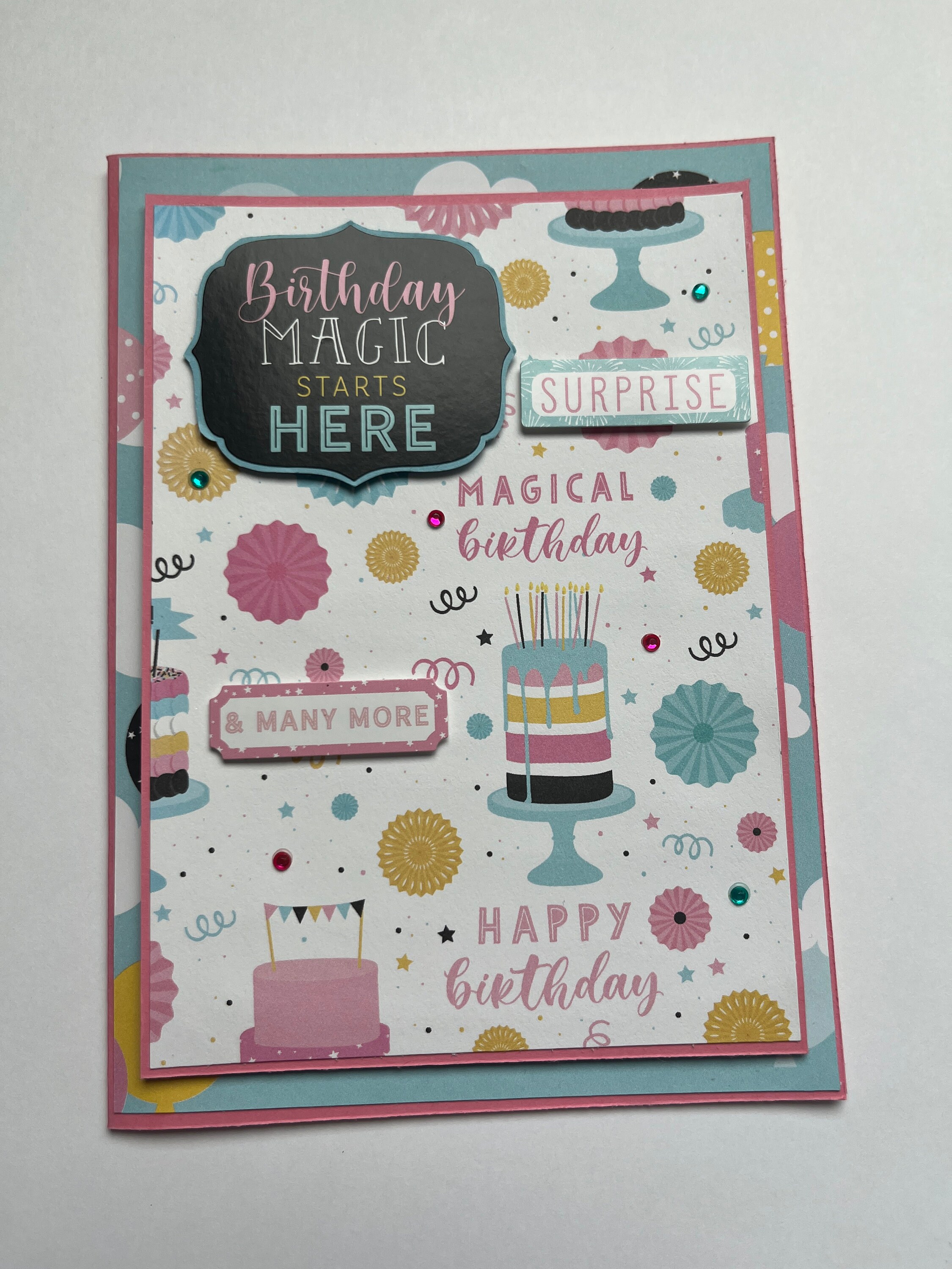 Birthday Magic Card - Etsy