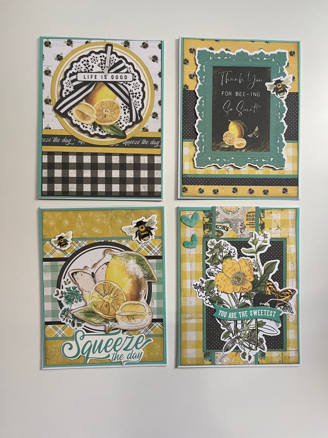 Zesty Lemon Greeting Pack - Etsy