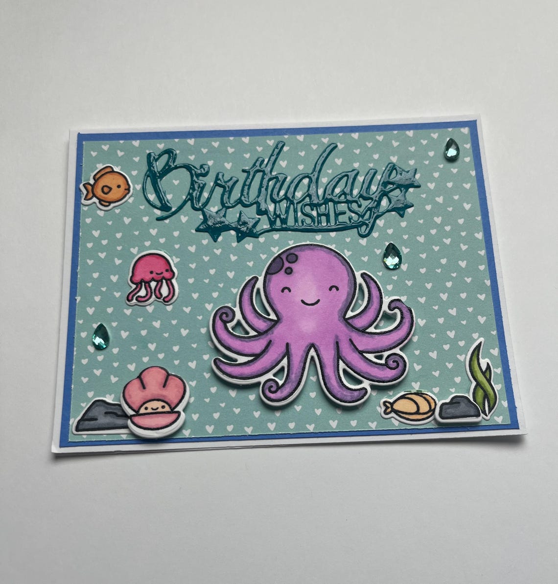 Birthday Wishes Octopus Card - Etsy