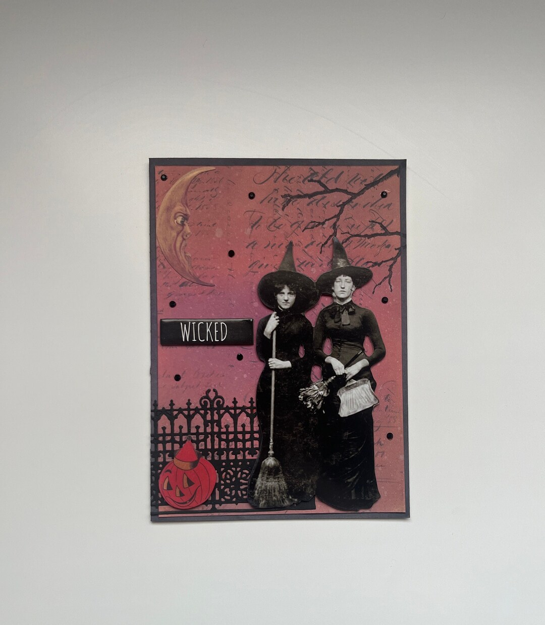 Halloween Witch Greeting Card - Etsy