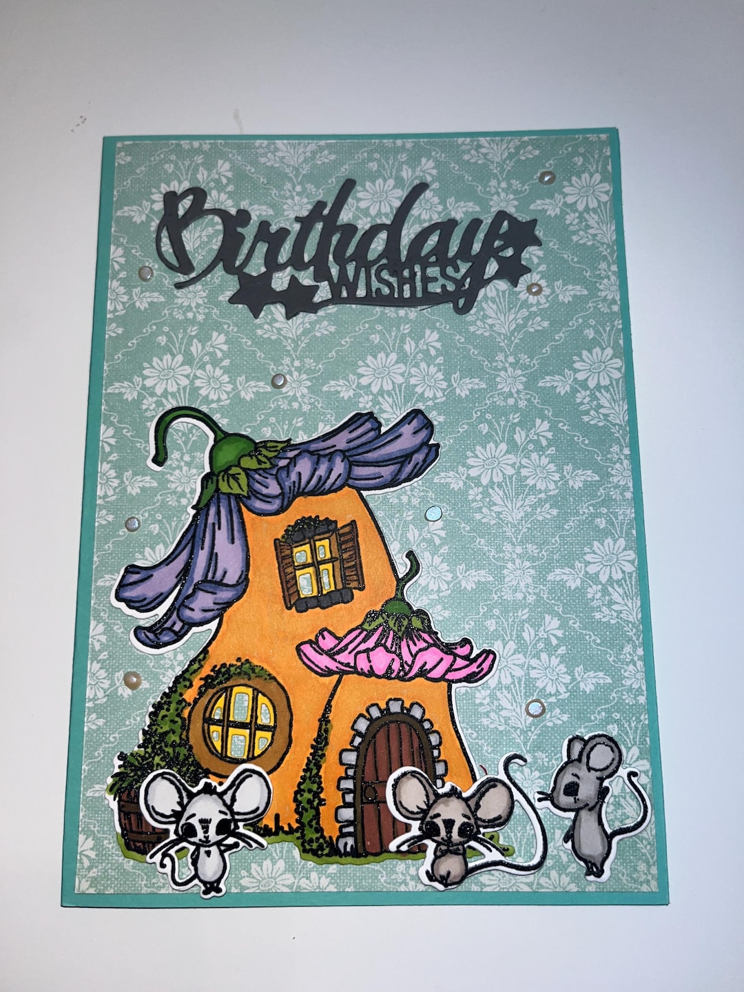 Cottage Core Themed Birthday Card - Etsy
