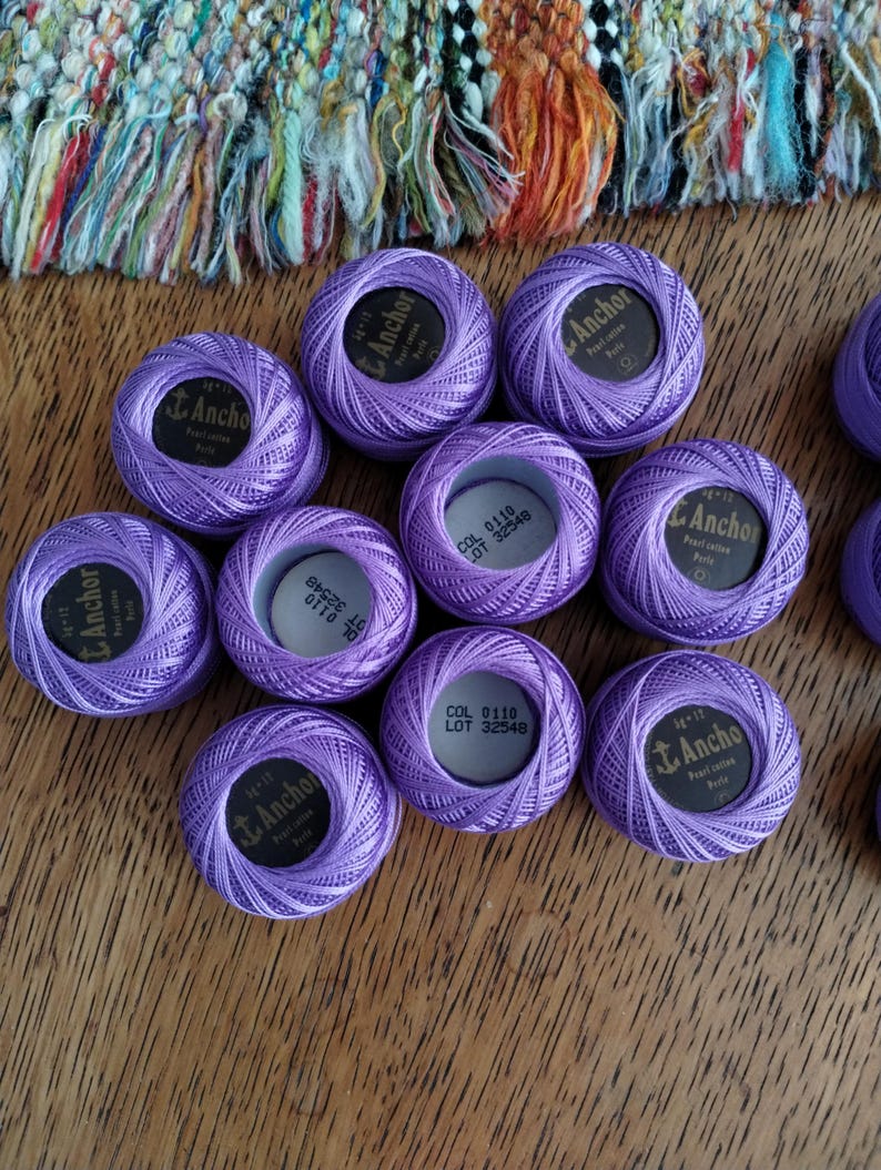 Vintage Anchor Pearl Cotton Thread 5g/12 - 4 Colors Available Sold in ...