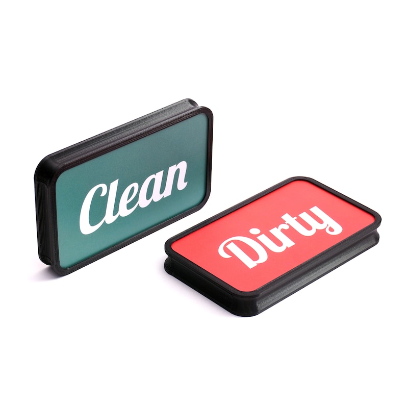 Clean Dirty Dishwasher Sign - Etsy