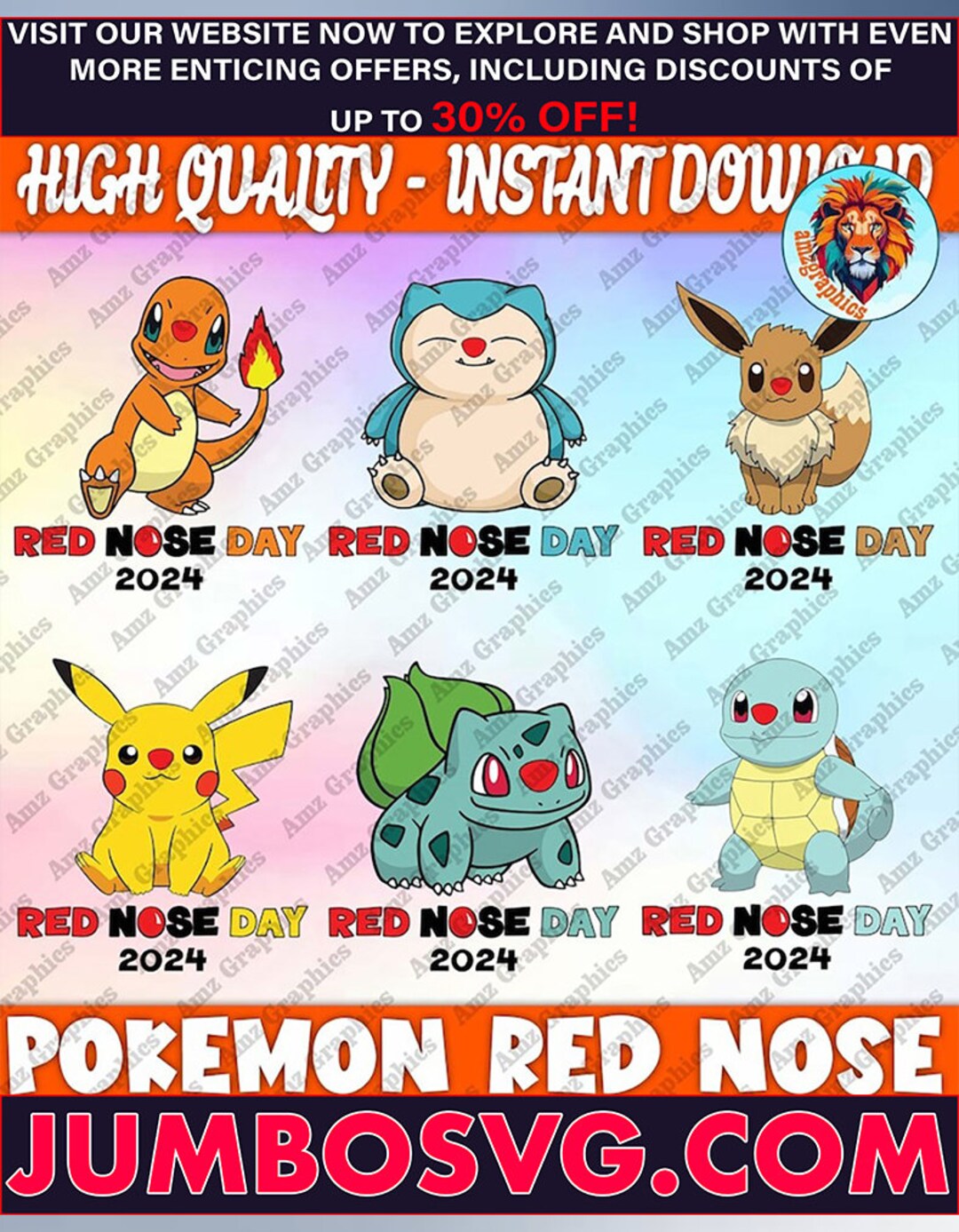 6 Funny Cartoon Red Nose Day Png Bundle, Red Nose Cartoon Png, Hot ...