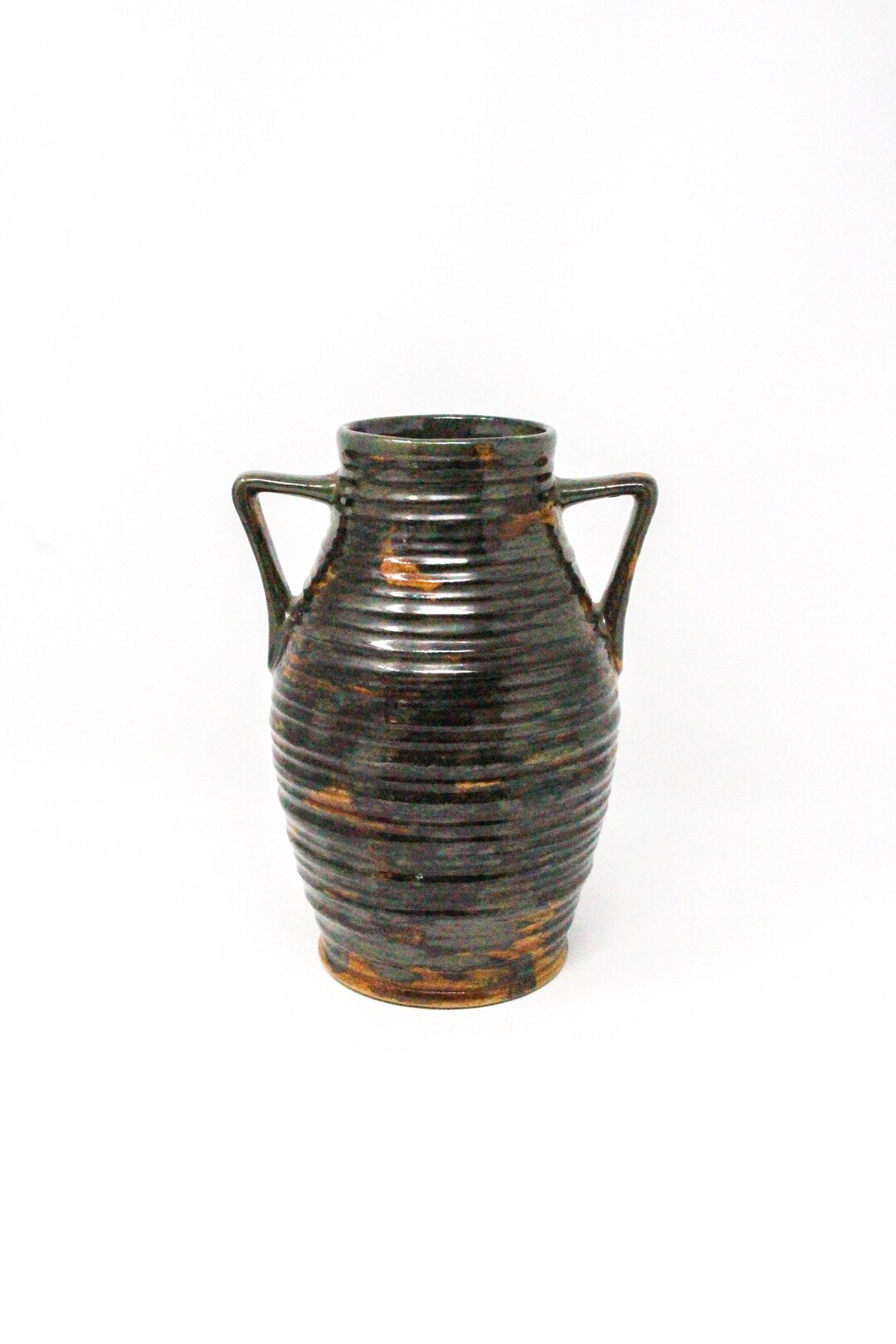 Fulper Vase Twin Handled Colonial Ware Vase. American Art Pottery ...