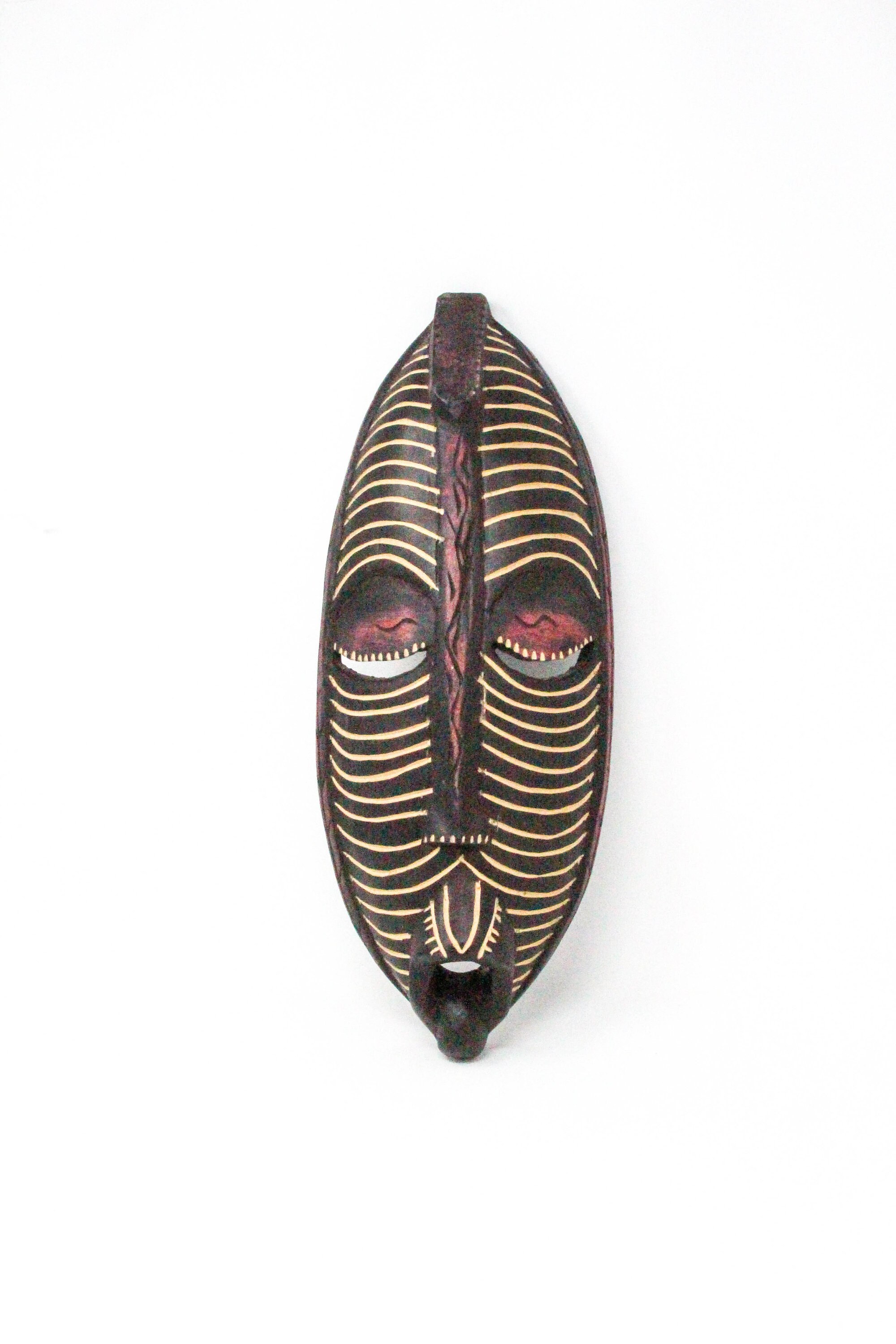 Ashanti Mask from Ghana Africa. Vintage Ghanian Wooden Mask. | Etsy