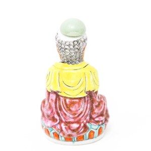 Small Buddhist Figurine. Vintage Indian Porcelain Statue. Asian Home ...