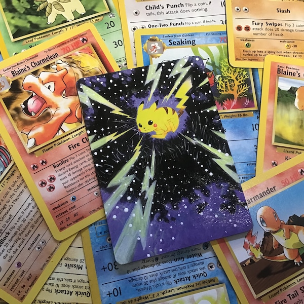 Pikachu Extended Art - Etsy