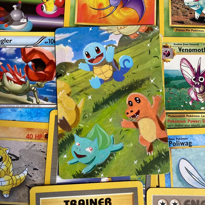 Squirtle Full Art Card - Etsy