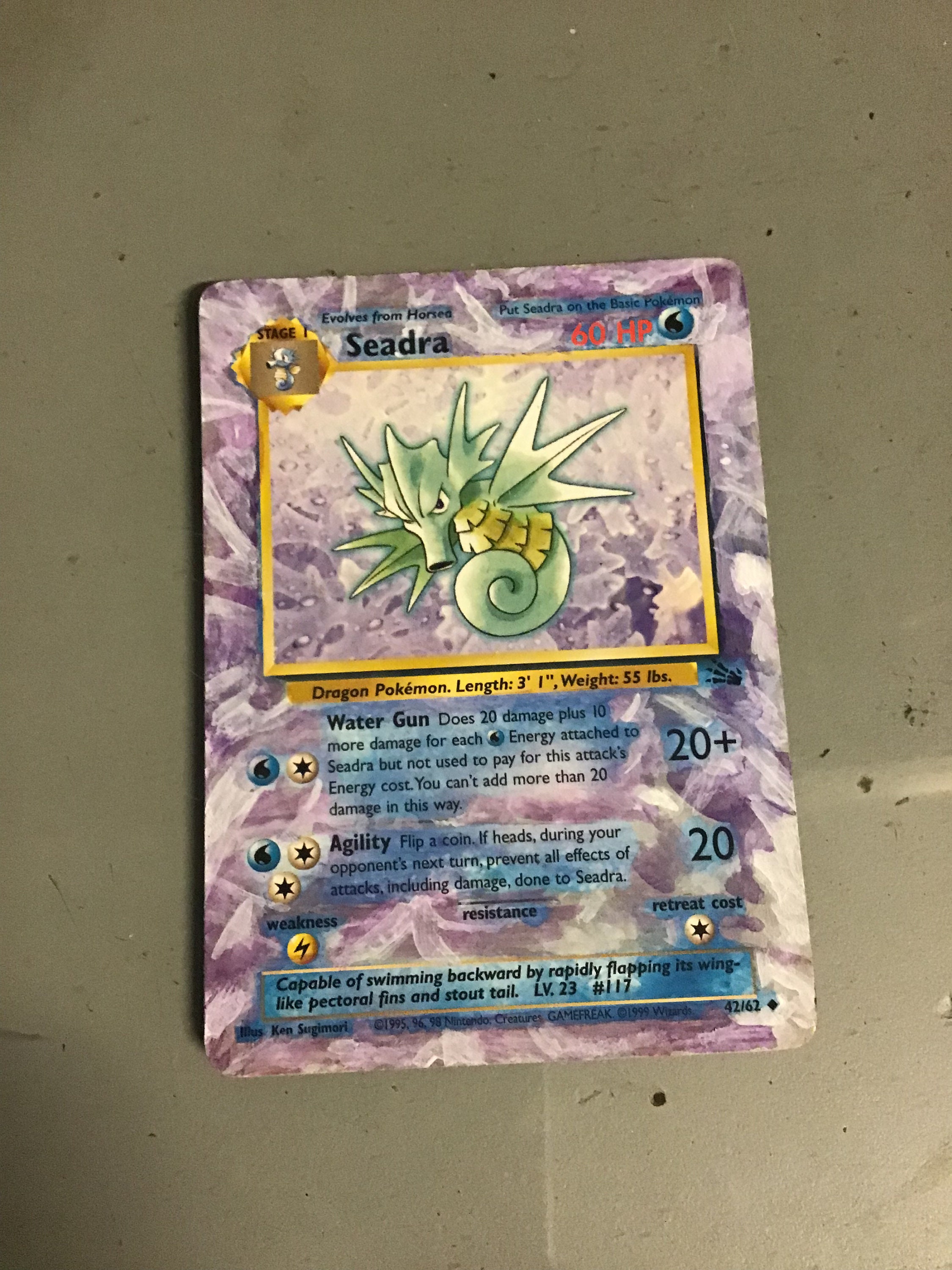 Seadra Pokemon Card