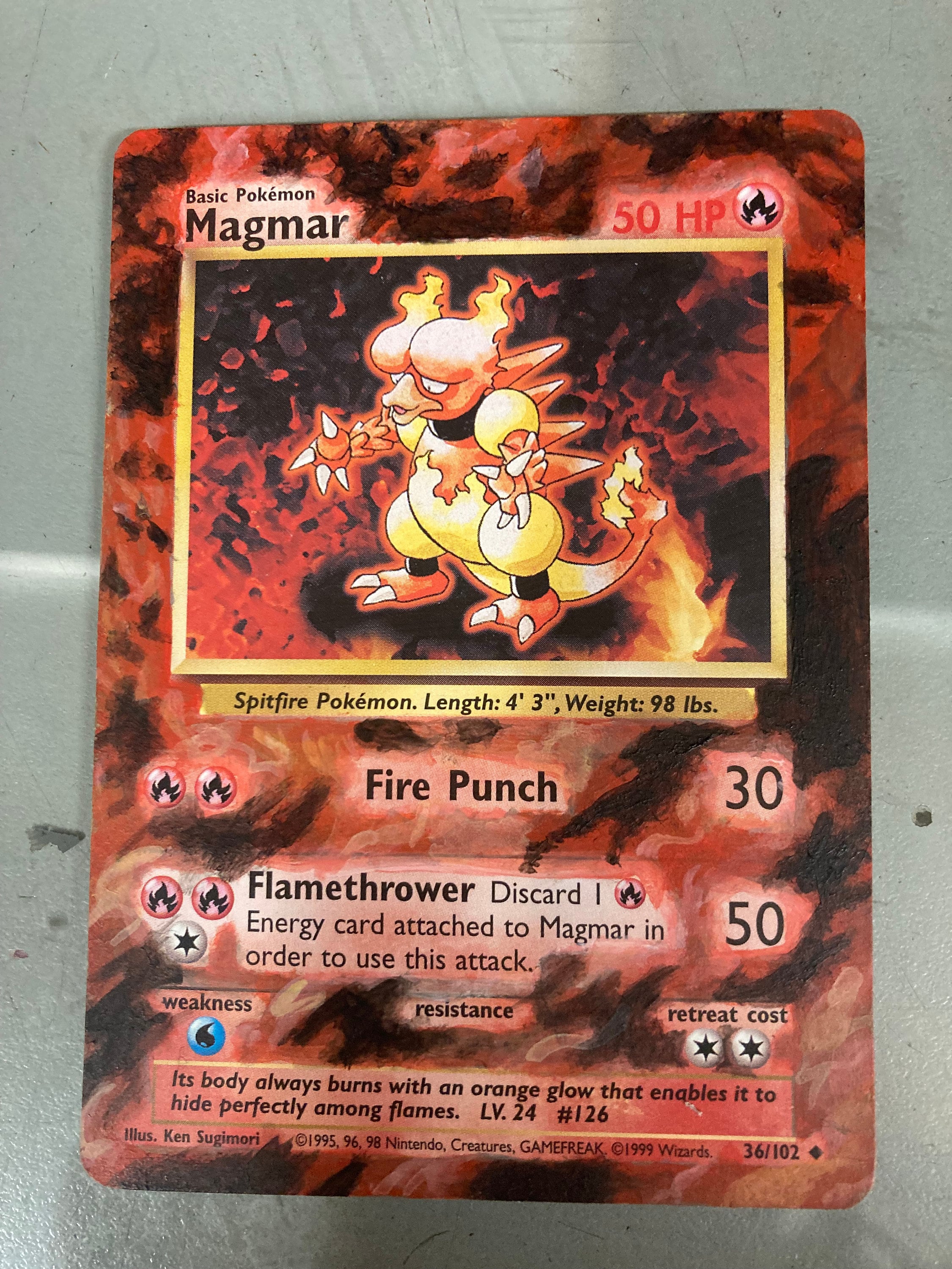 Magmar Card