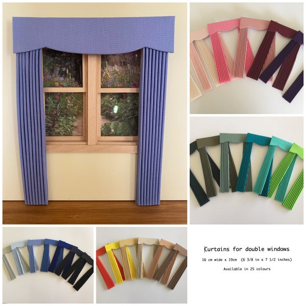 Miniature Curtains - Etsy