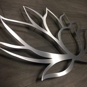 Lotus Flower Metal Wall Art Lotus Metal Art Home Decor | Etsy