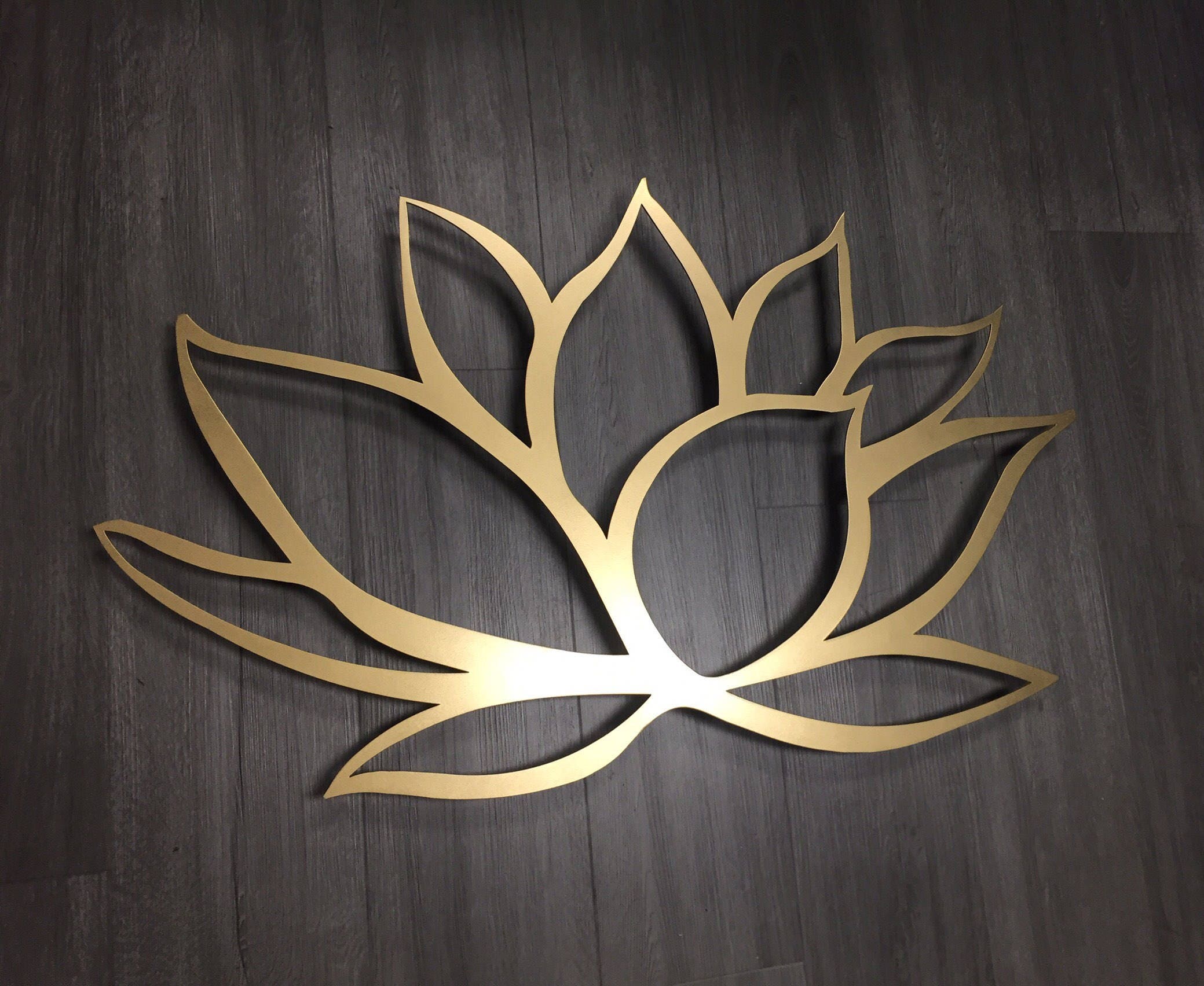 Brass Lotus Flower Metal Wall Art Lotus Metal Art Home | Etsy Brass Lotus Flower Metal Wall Art Lotus Metal Art Home | Etsy