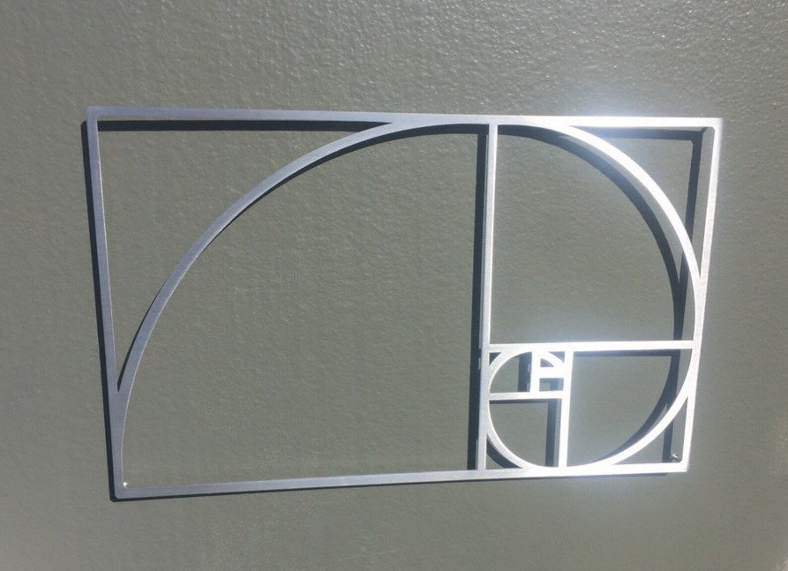 Fibonacci Sequence Metal Wall Art Nature Art Metal Art - Etsy