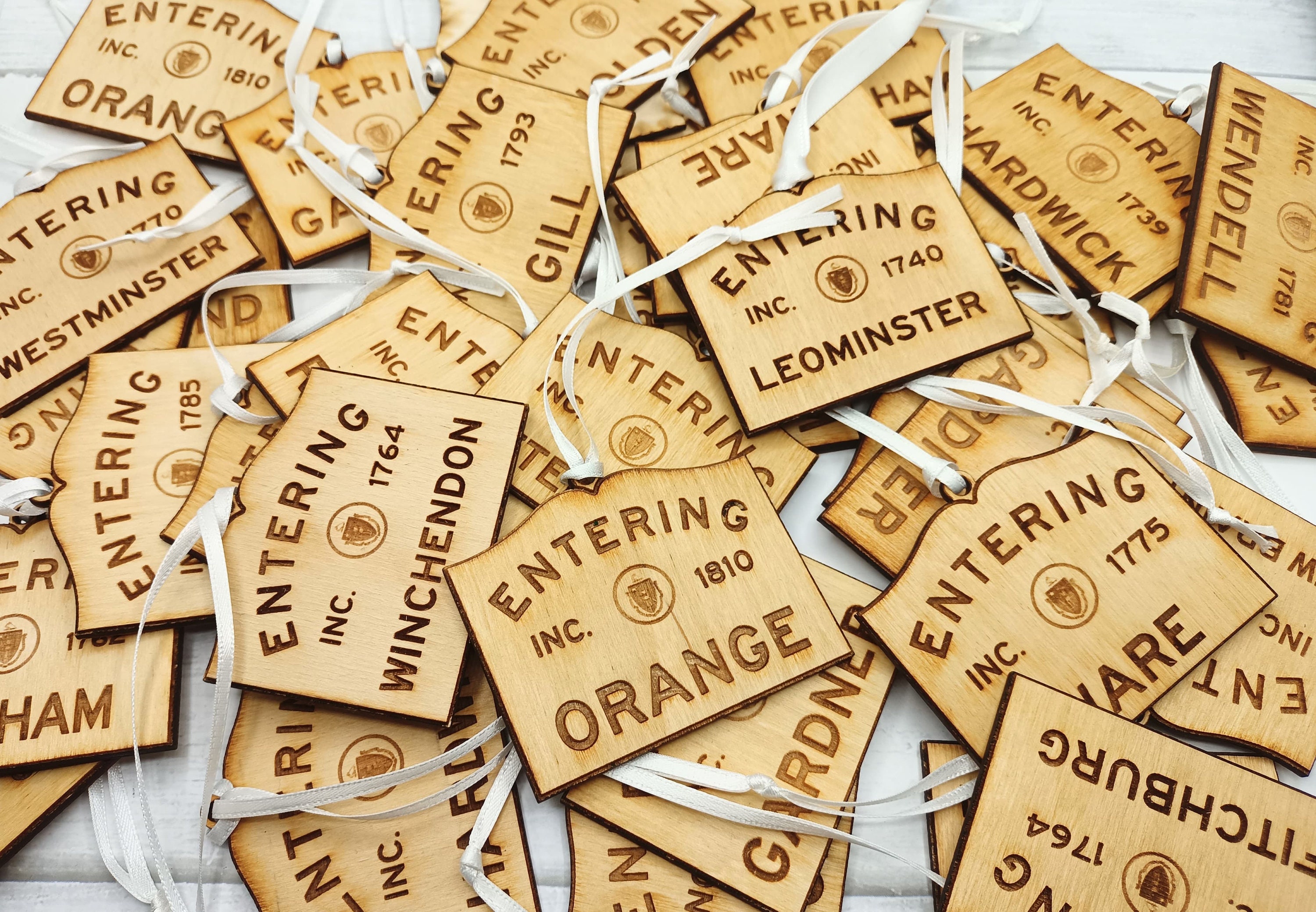 Massachusetts Entering Town Signs - Etsy