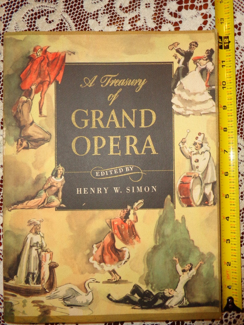 Grand Opera Book 1946 Piano Music and History With Slip Case - Etsy