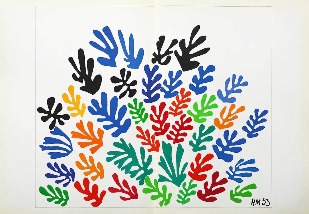 Henri Matisse 1958 Le Gerbe Sheaf Original Lithograph Paper Cutout ...