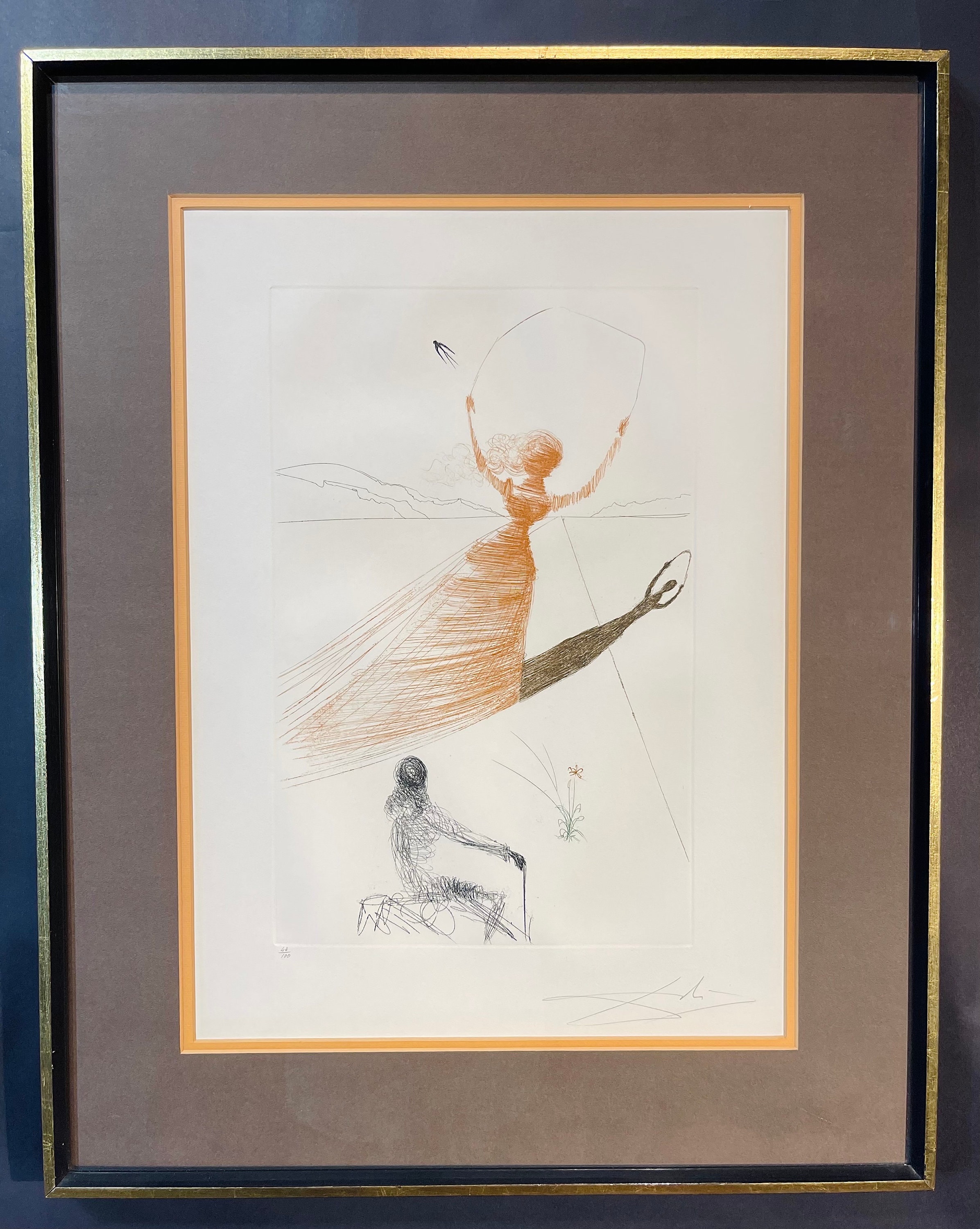 Salvador Dalí Alice in Wonderland Rare Original 1969 Hand Signed ...