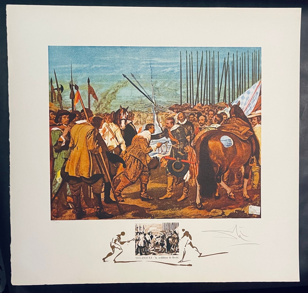 Salvador Dali 1974 Diego Velázquez Le Reddition De Breda Surrender of ...