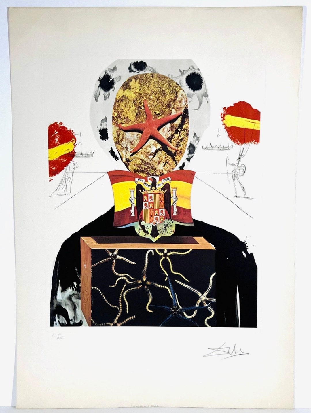 Salvador Dalí - Surrealist King Original 1971 Hand Signed Etching ...