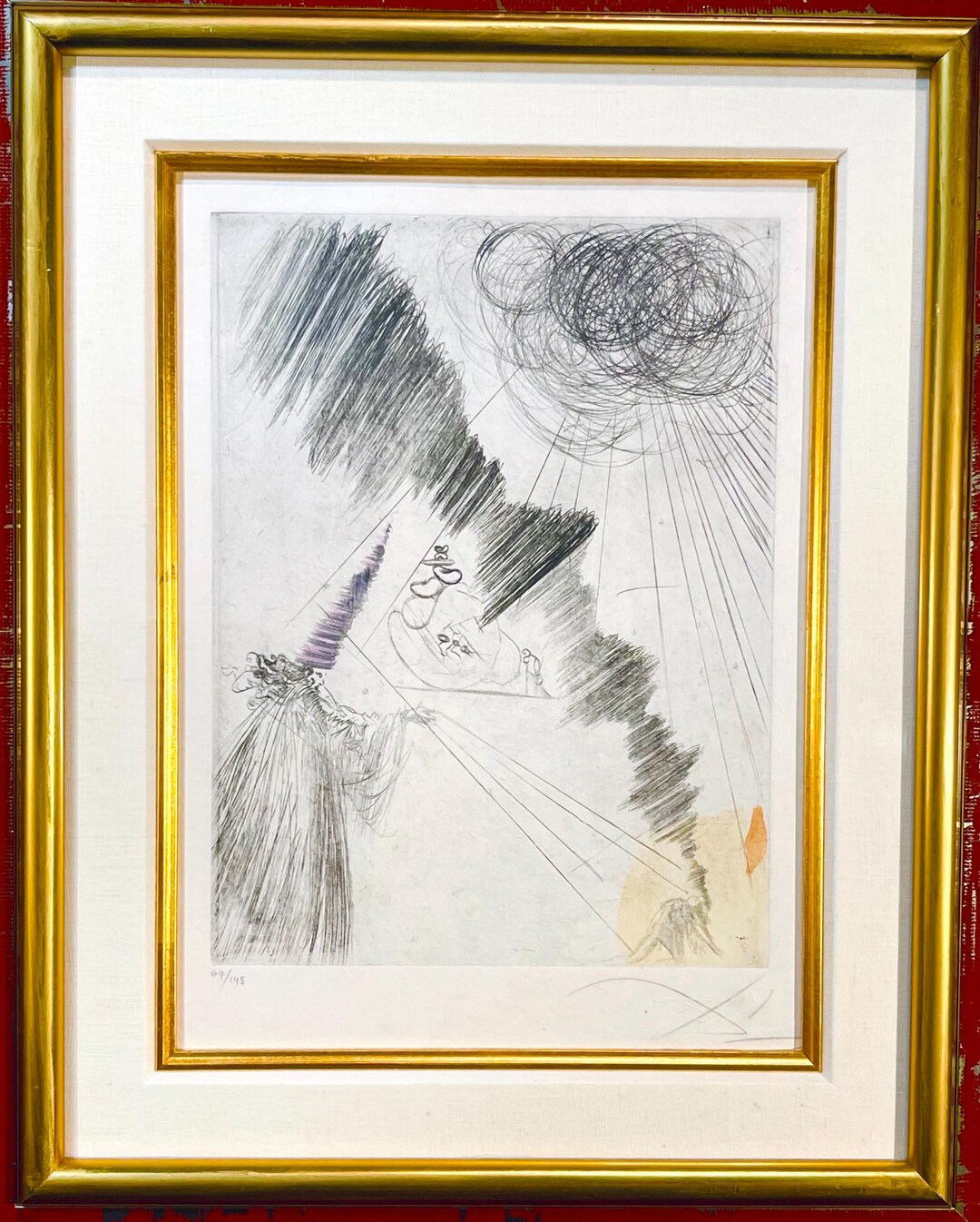 Salvador Dali C.1968 Magician Original Hand Signed Etching Authentic ...