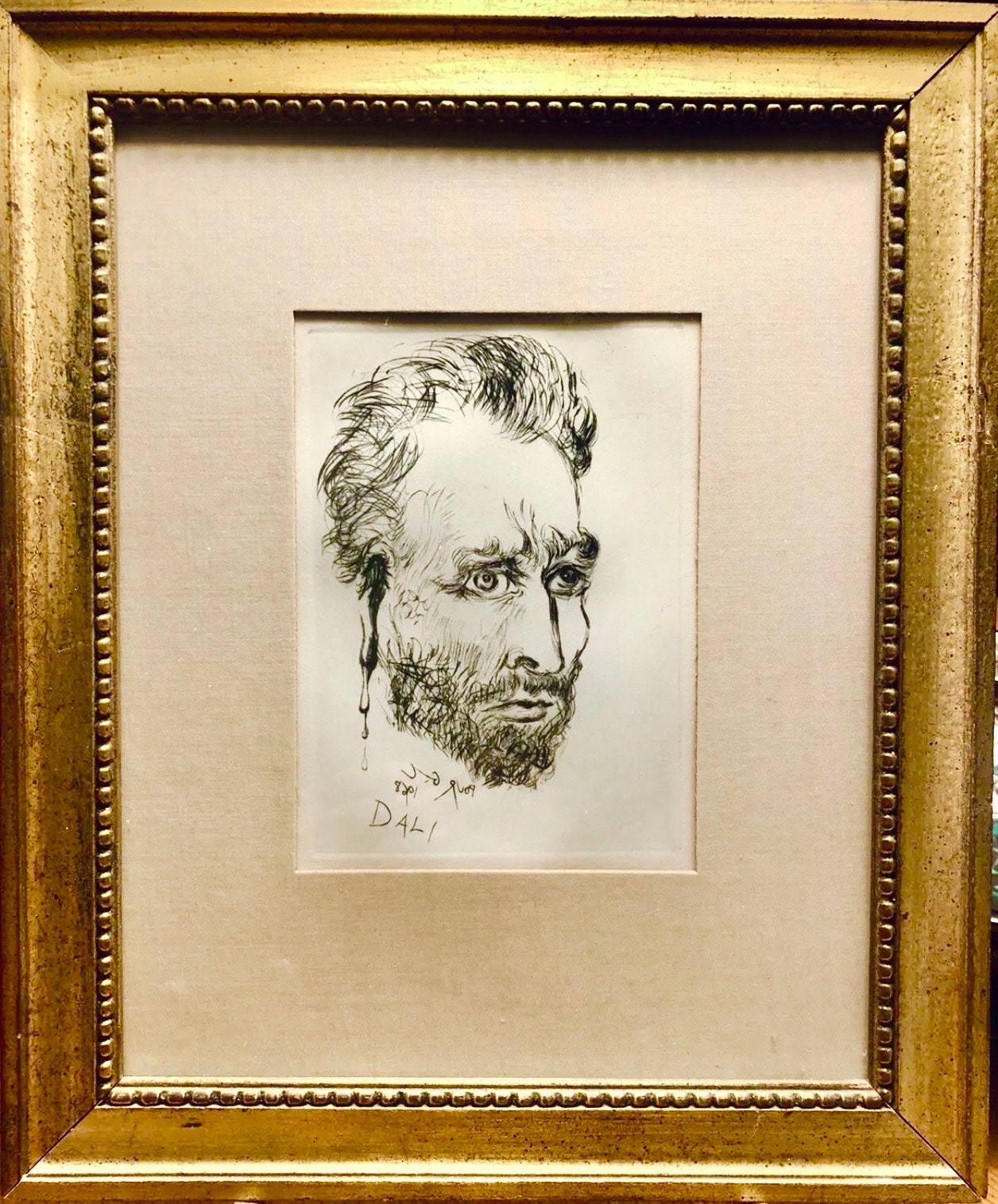 Salvador Dali C.1968 Vincent Van Gogh Original Signed Etching - Etsy