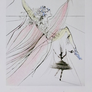 Salvador Dali C.1971 Terpsichore Muse of Dance Hand Signed Etching ...