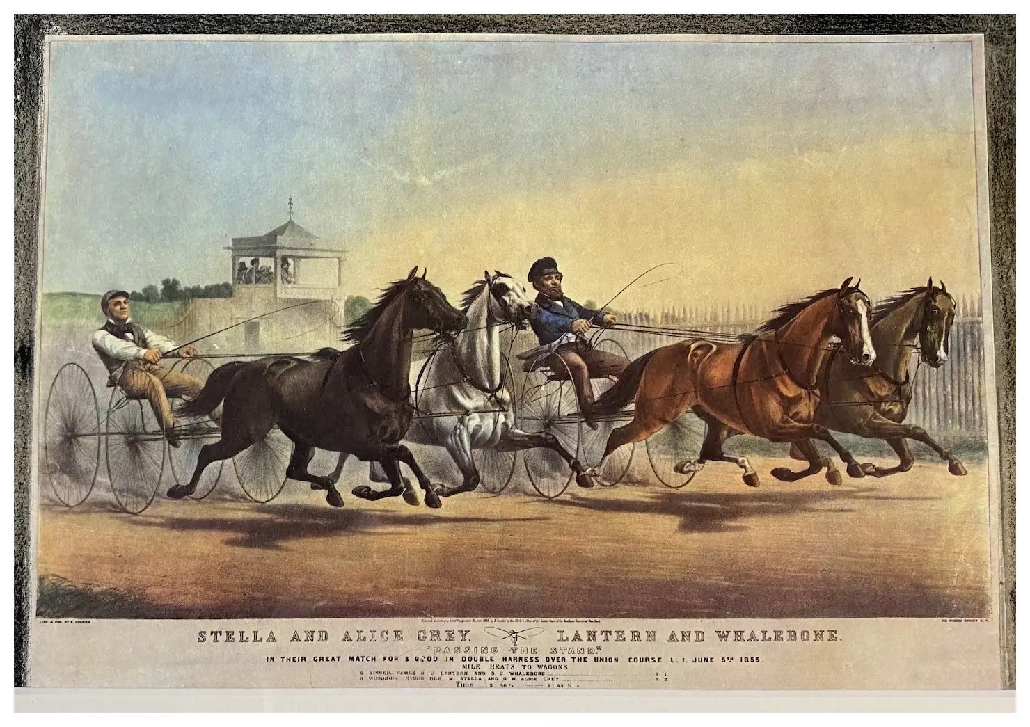 Salvador Dali C.1971 American Trotting Horses II Original Hand Signed ...