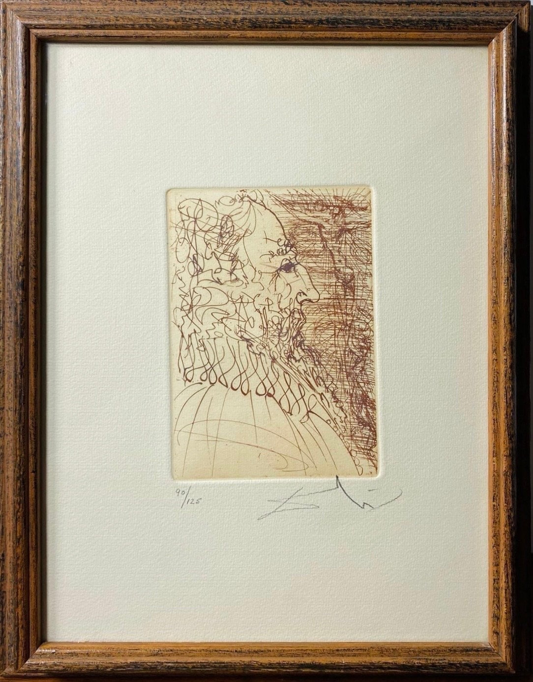 Salvador Dali 1965 El Greco Original Hand Signed Etching Authentic Five ...