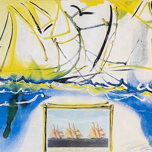 Salvador Dali 1971 American Yatching Scene Original Hand Signed Currier ...