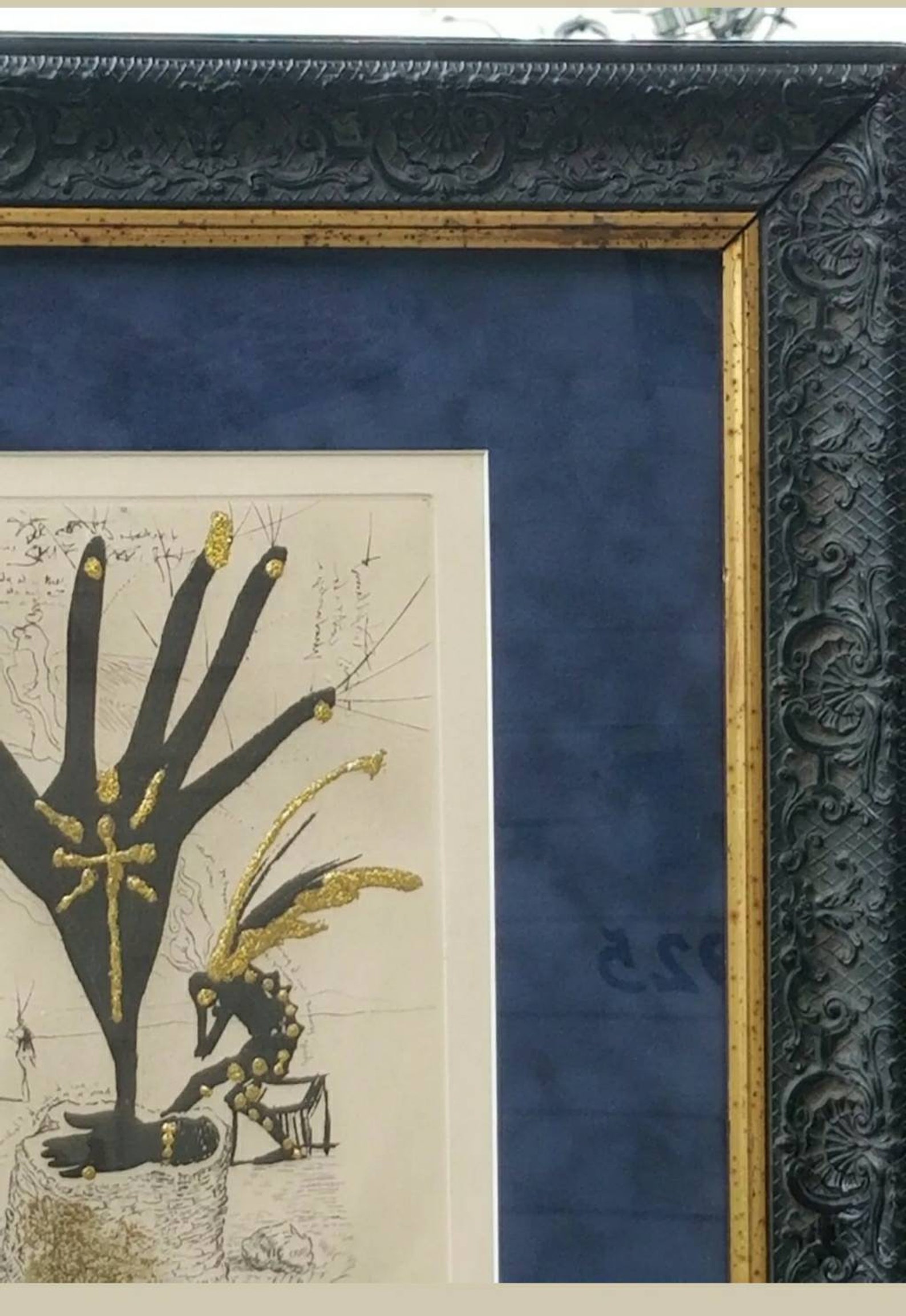 Salvador Dali Hand Signed Original Etching Fleurs D'Art | Etsy