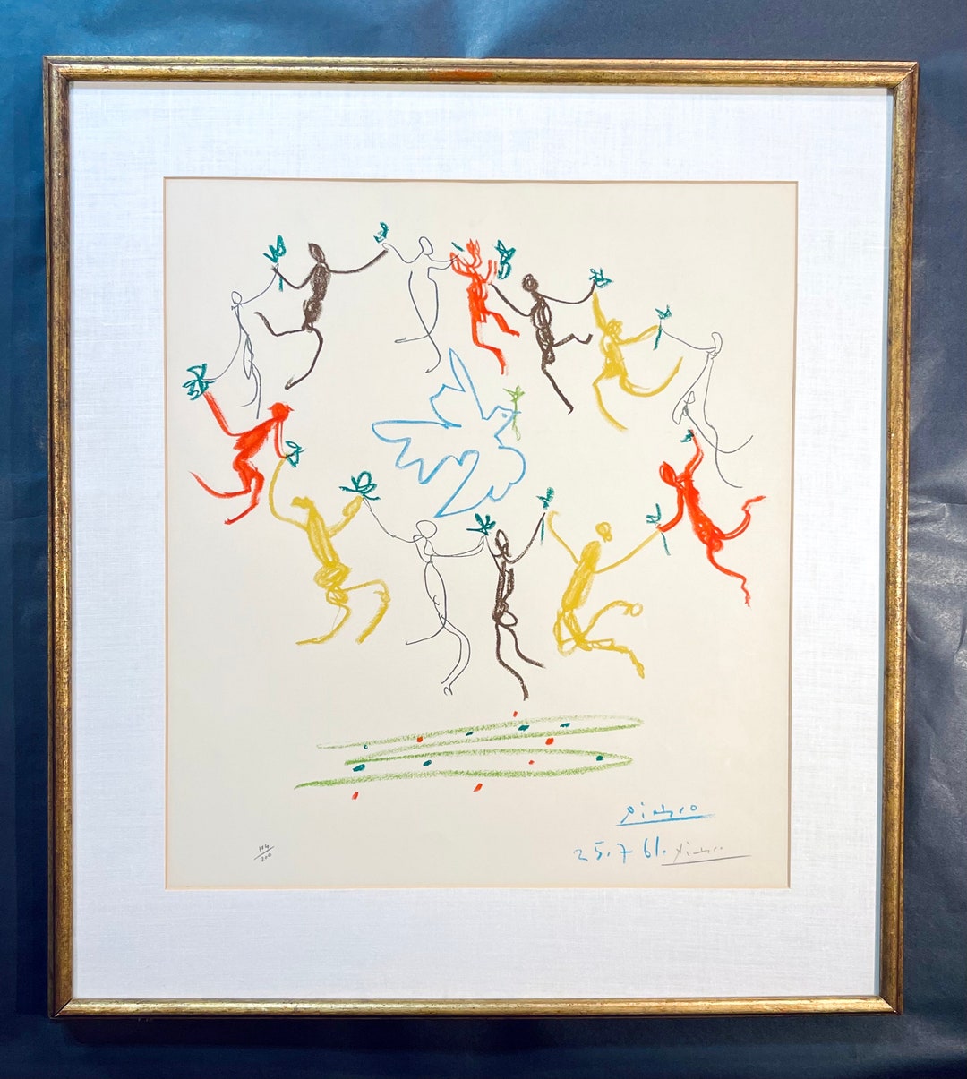 Pablo Picasso C.1961 La Ronde De La Jeunesse Hand Signed Original ...