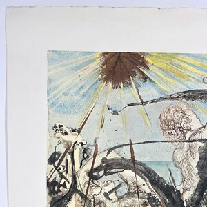 Salvador Dali C.1965 Triumph of the Sea Original Hand Signed Rare ...