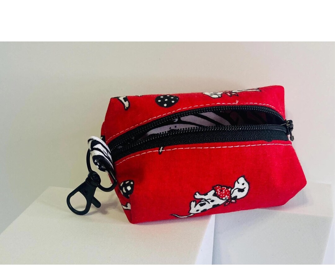 Mini Boxy Pouch, Keychain Fob, Zipper Pouch, Fabric Key Chain - Etsy