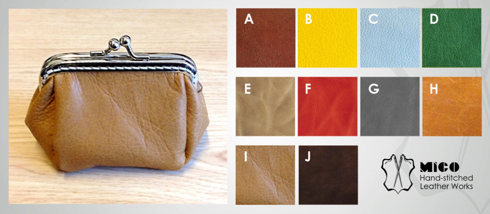 MICO Frame Coin Purse / Kiss Lock Coin Bag - Etsy
