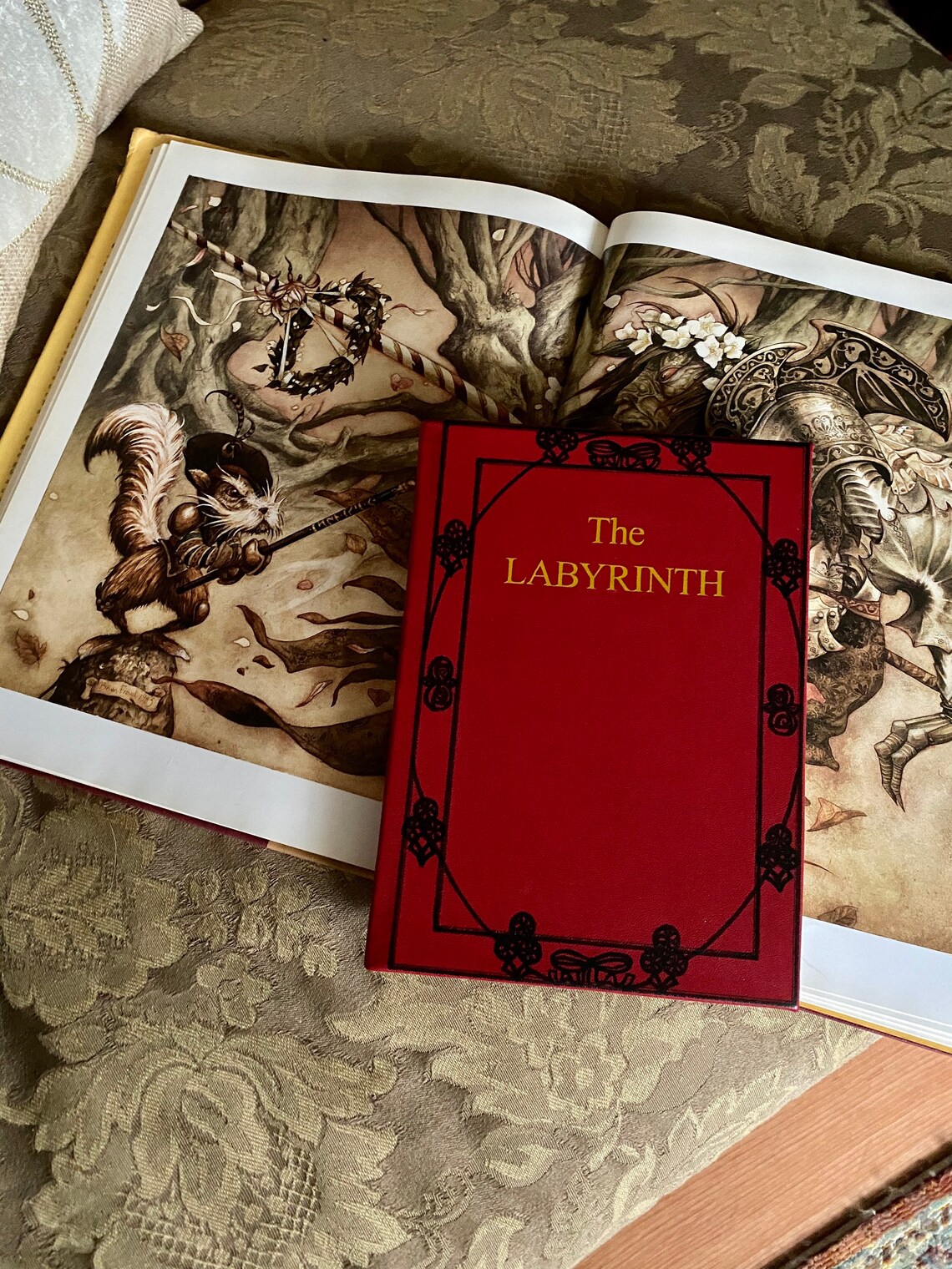 Labyrinth Book book by A.C.H. Smith Leatherbound Hardcover - Etsy