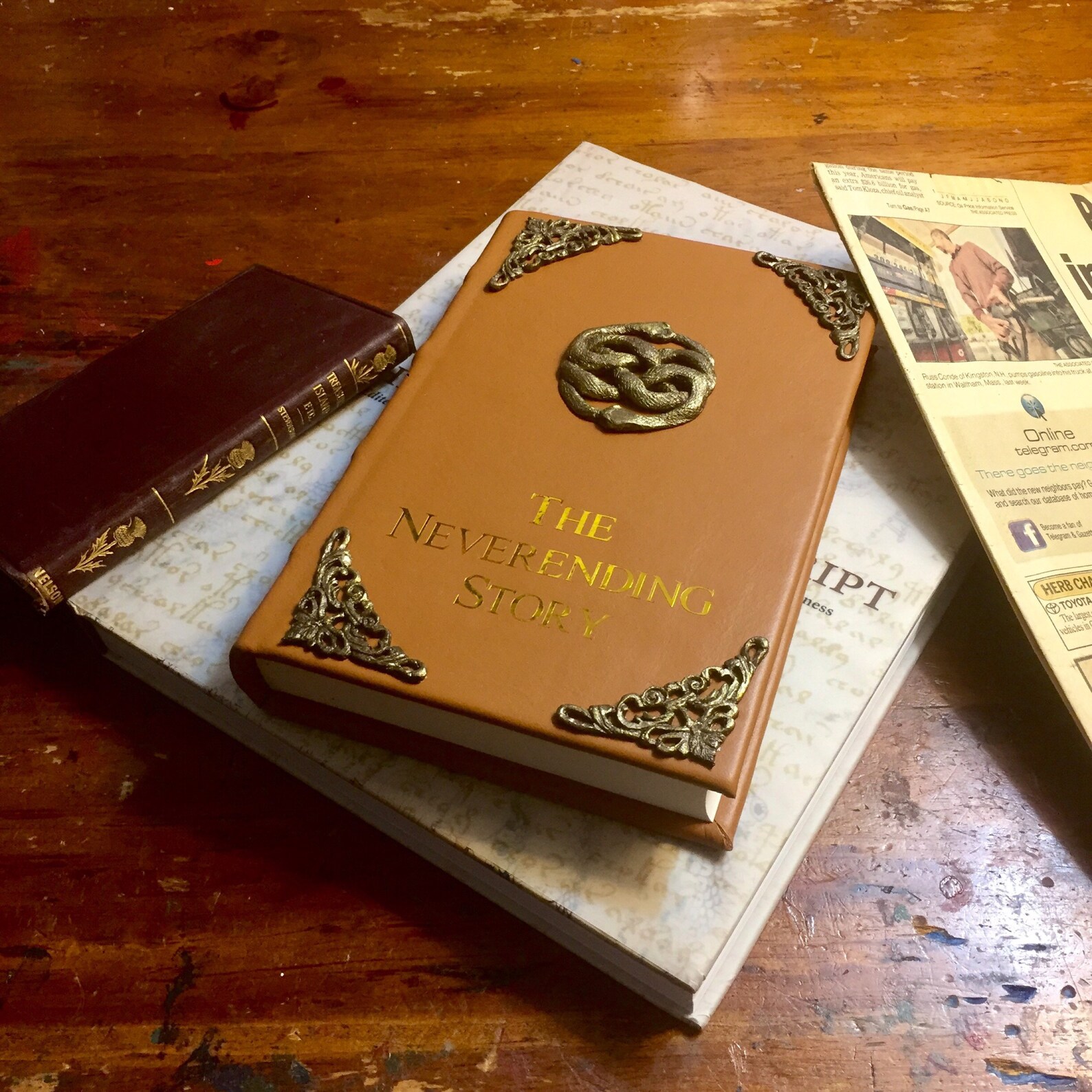 The Neverending Story Book Leather bound | Etsy