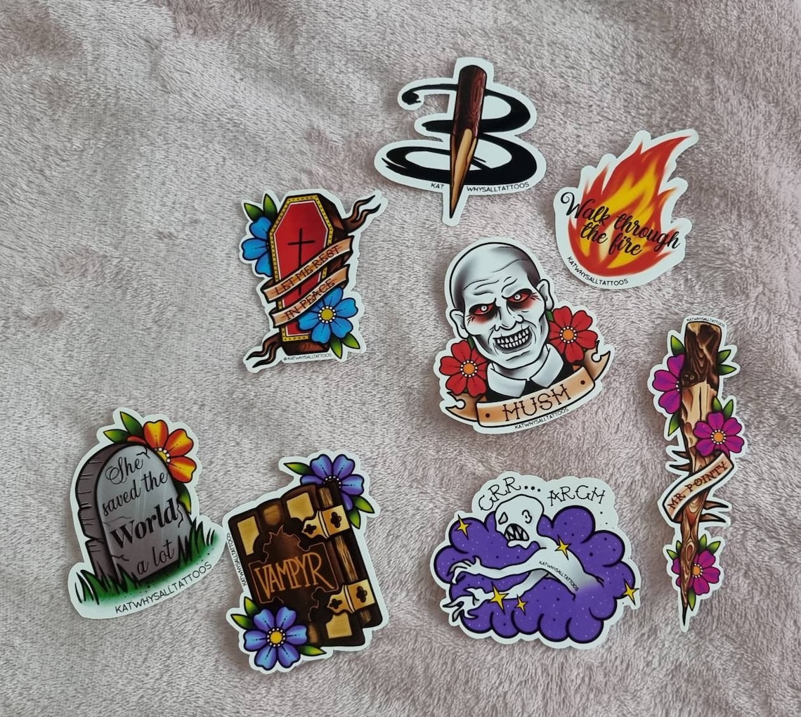 Buffy the Vampire Slayer Stickers Buffy Stake Stickers - Etsy