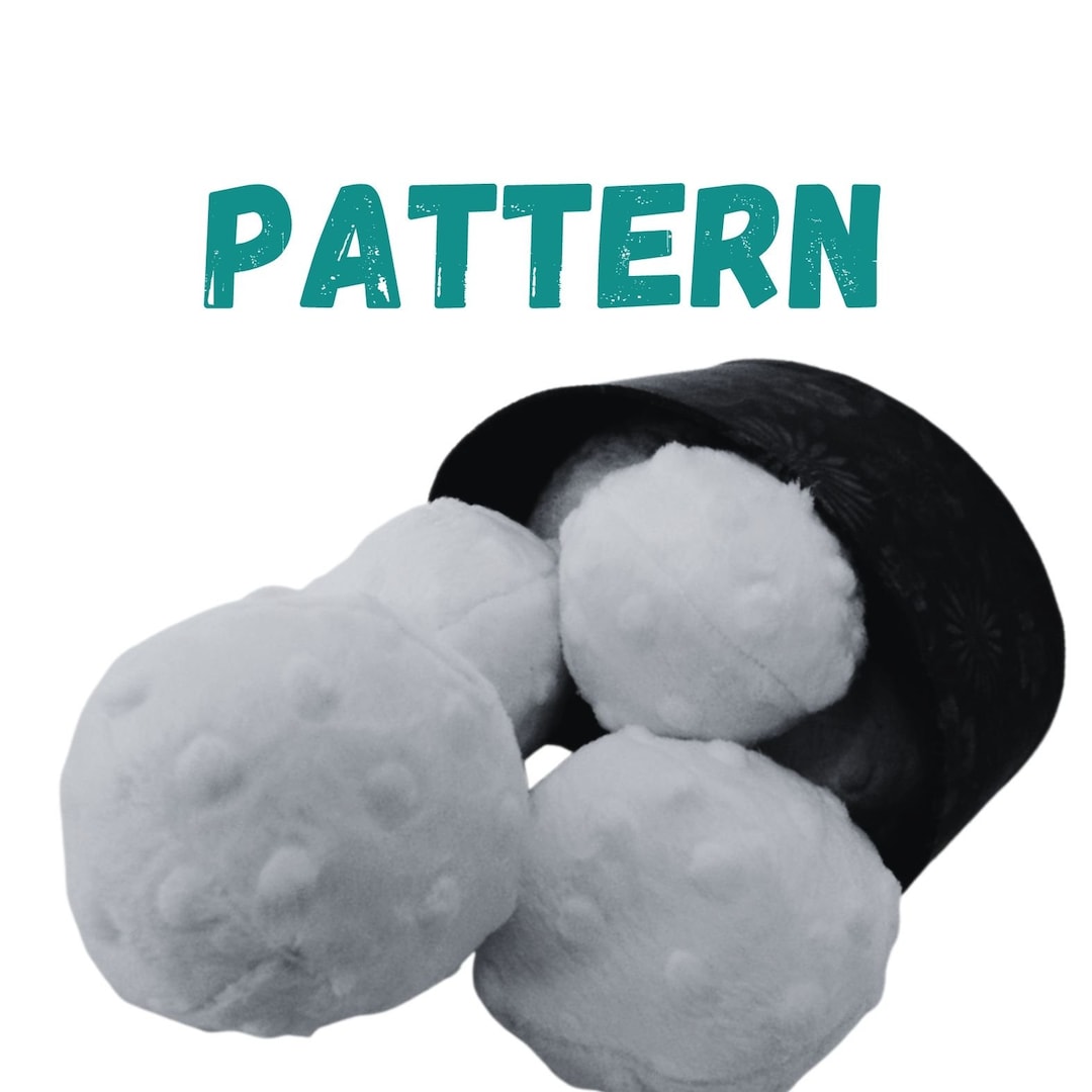 Snowballs, Fabric DIY Sewing PATTERN - Etsy