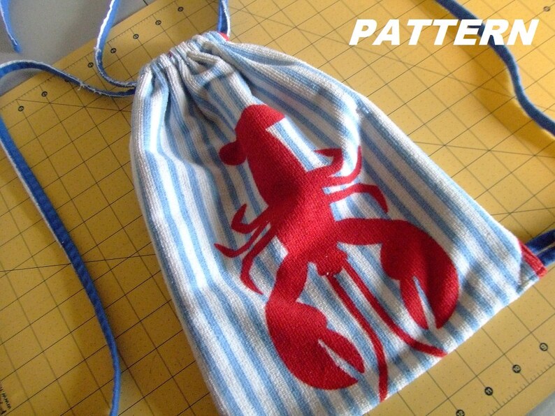 Rope Backpack DIY Sewing PATTERN - Etsy