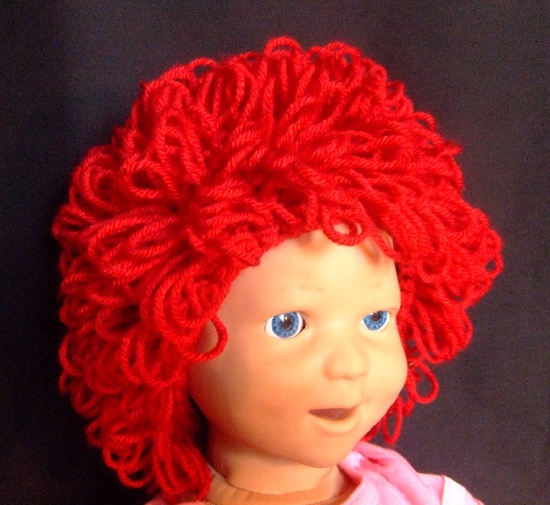 Wig Hair Curly DIY CROCHET PATTERN - Etsy